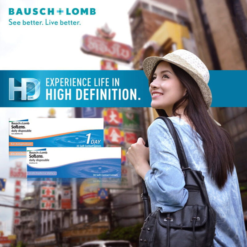 BAUSCH + LOMB SofLens Daily Disposable For Astigmatism