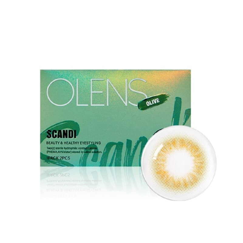 Olens Scandi Olive The True Tone Colour Contact Lenses