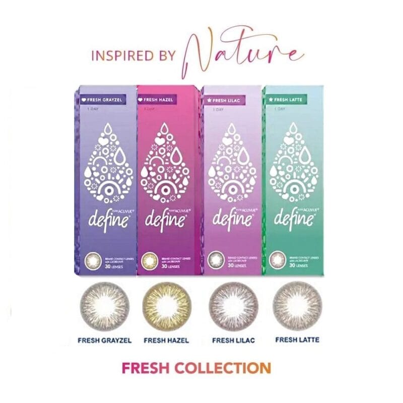 Acuvue 1 Day Define Fresh Coloured Contact Lenses