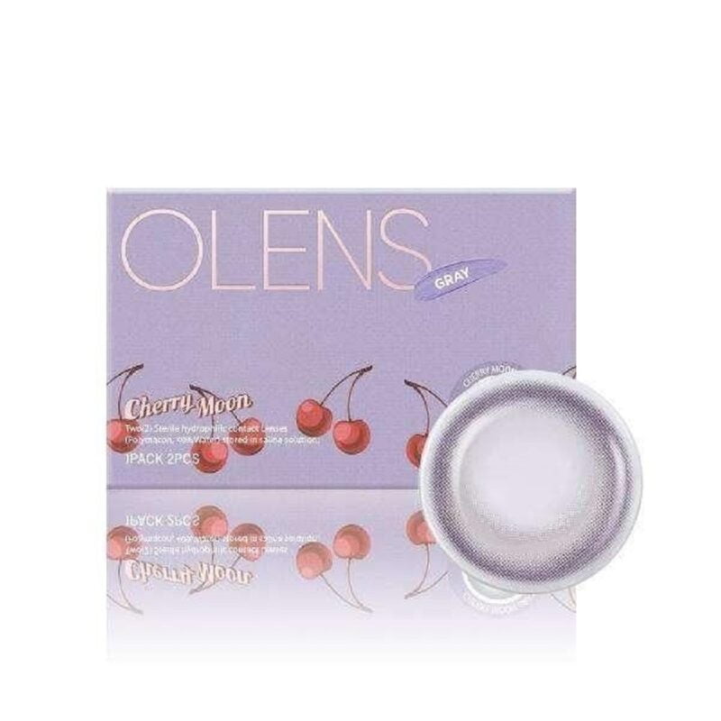 Olens Cherry Moon Gray Colored Contact Lenses