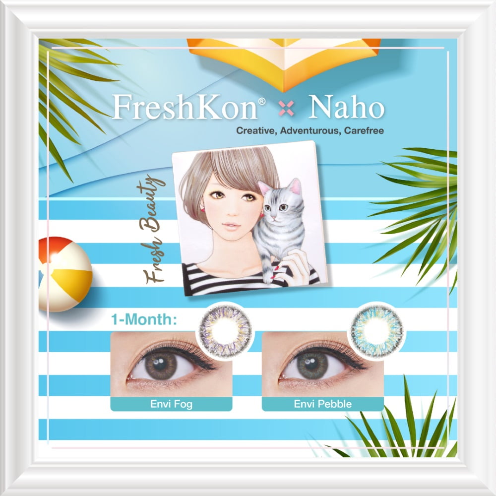 FreshKon Naho Monthly Fresh Beauty Coloured Lenses