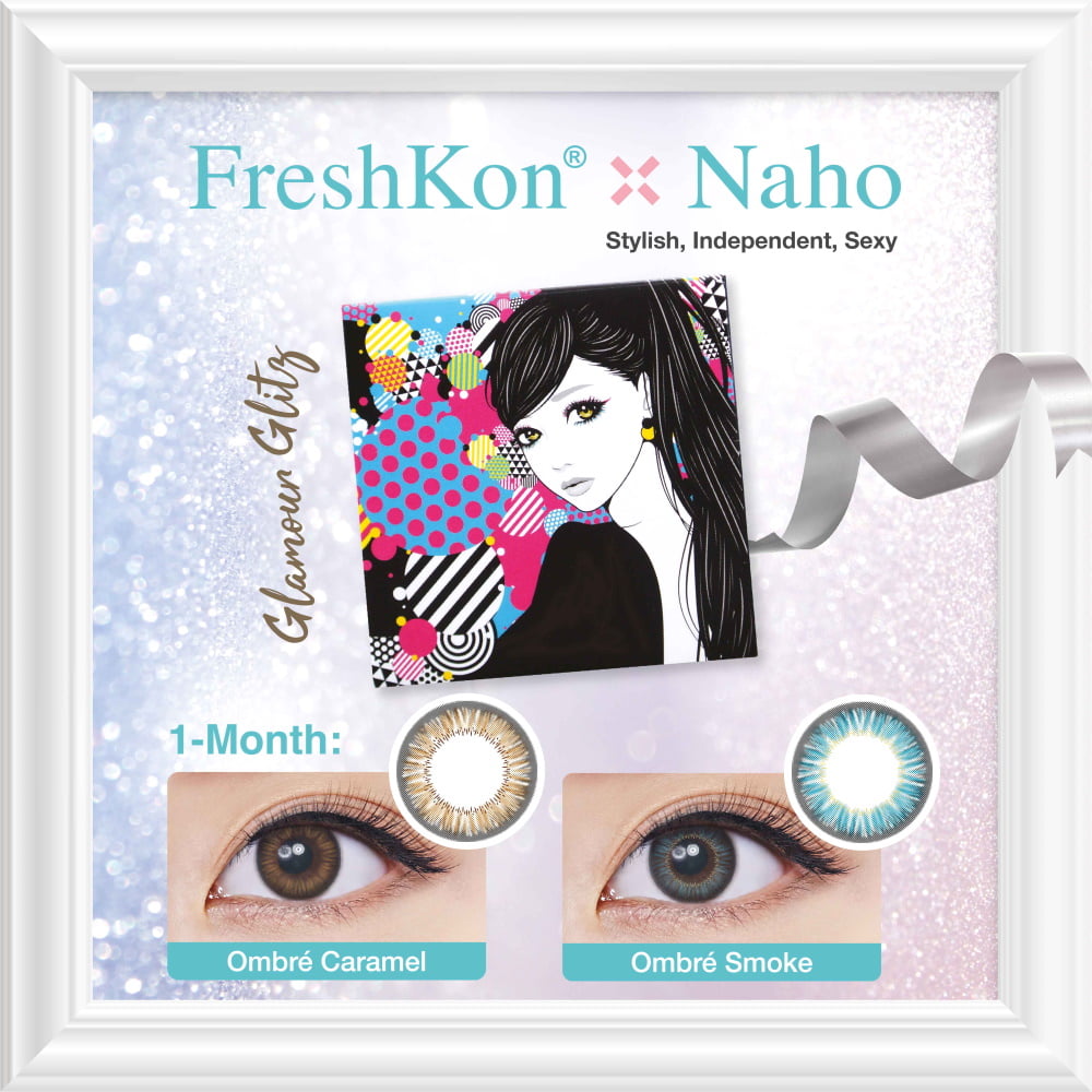Freshkon Naho Monthly Glamour Glitz Coloured Lenses