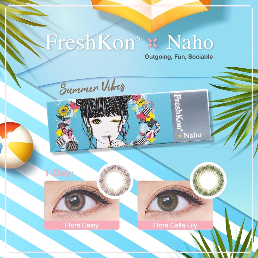 FreshKon 1Day Naho Summer Vibes Daily Cosmetic Lenses