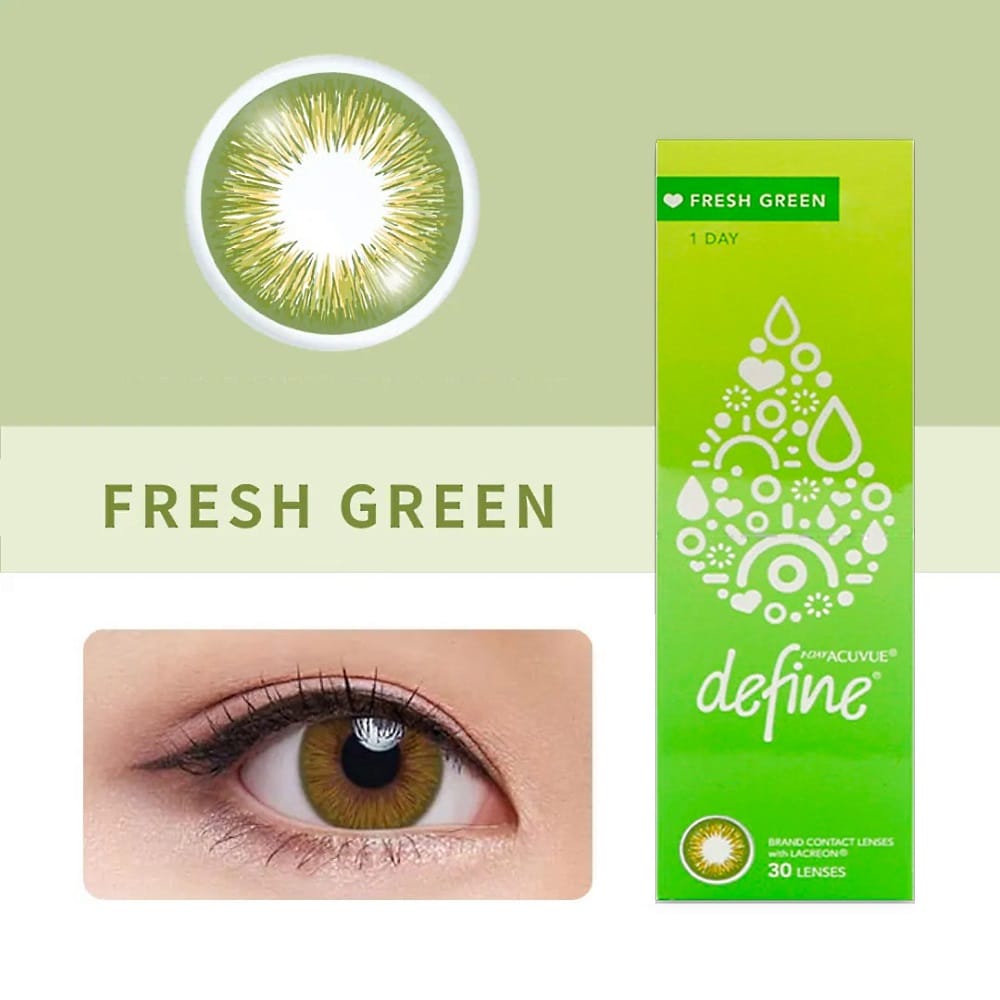 Acuvue 1 Day Define Fresh coloured contact lenses
